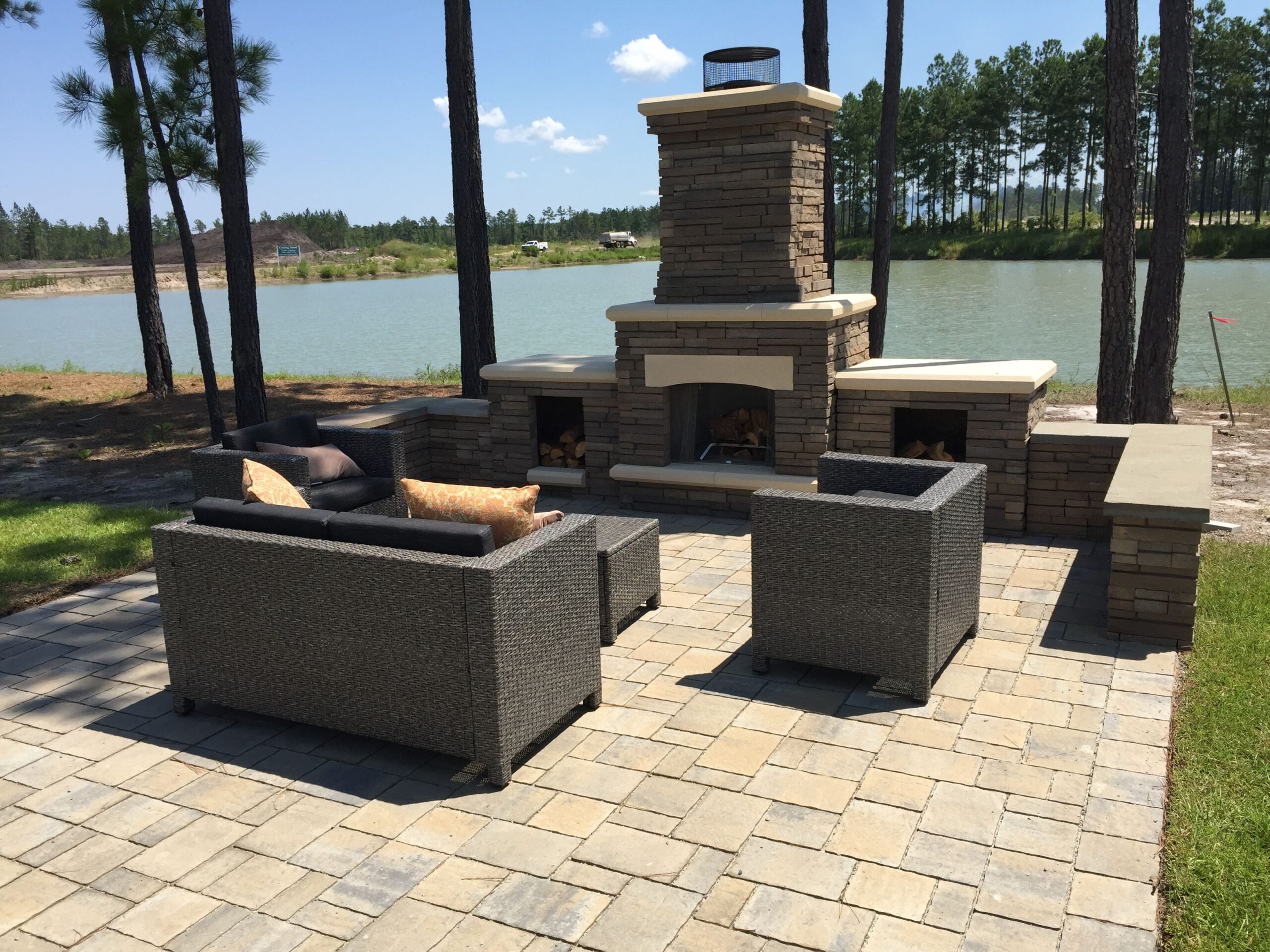 How To Design A Sitting Wall Around A Firepit For Your Backyard
